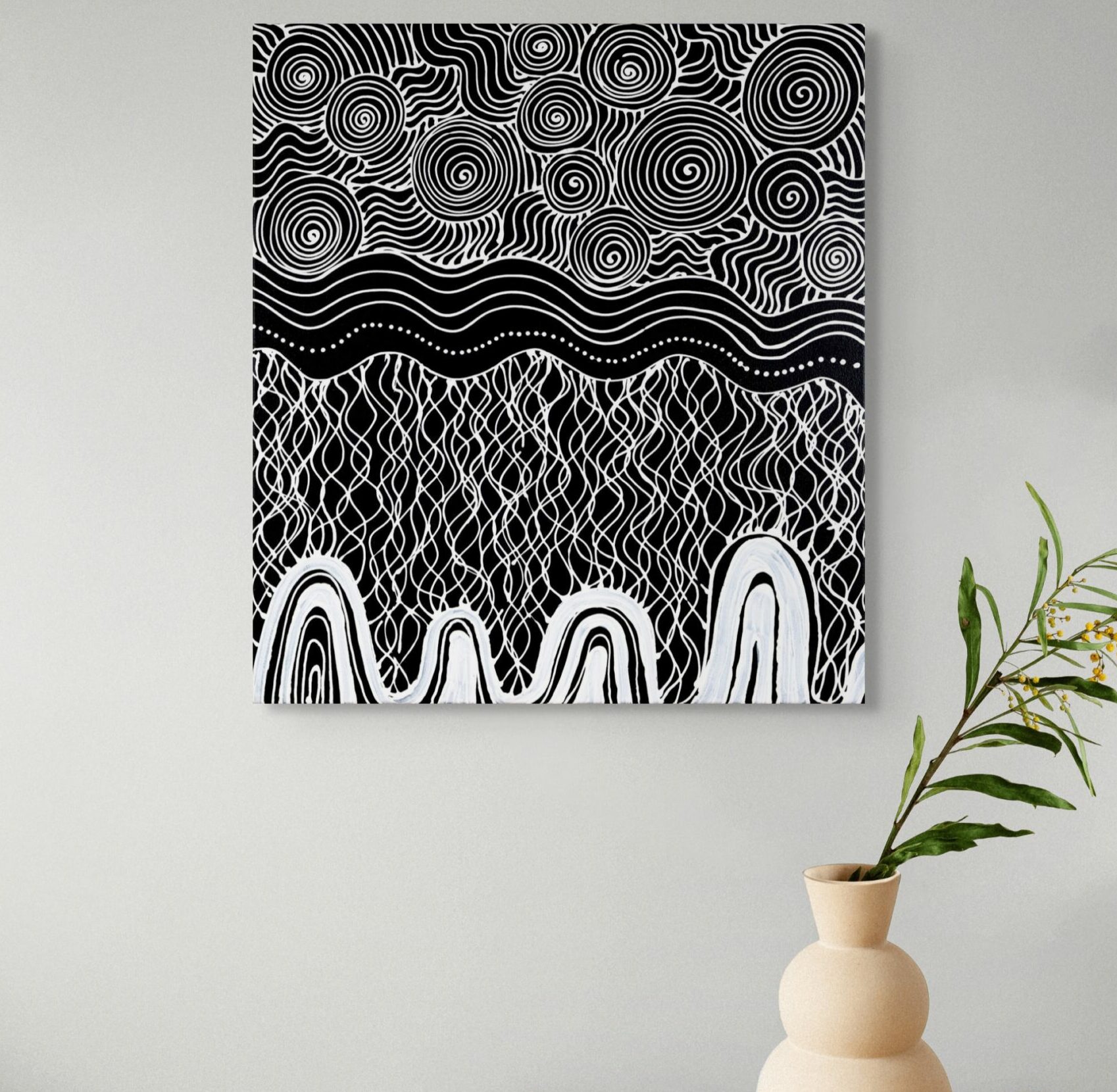 Yondee Shane Hansen Exhibition Wrap-Up | Yallingup Aboriginal Art