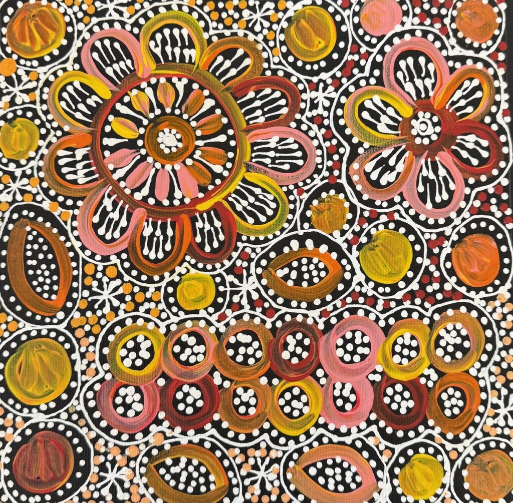 Atnwelarre (pencil yam my country) Yallingup Aboriginal Art
